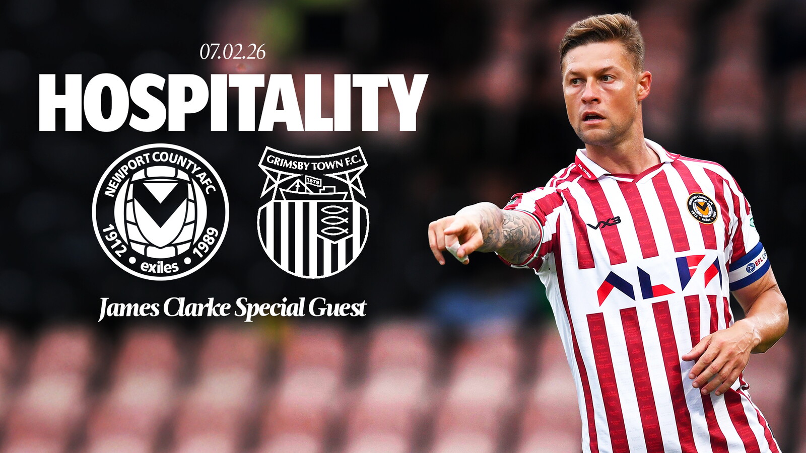 James Clarke to Be Guest of Honour in Hospitality for Grimsby Town ...