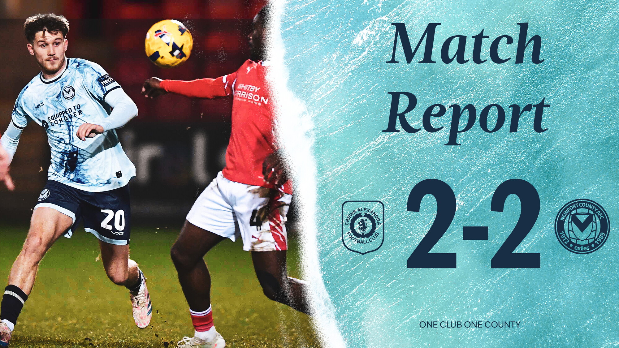 BRAVE COUNTY HOIST A BEACON OF HOPE IN THEIR LEAGUE TWO SURVIVAL BATTLE / CREWE ALEXANDRA 2 ...