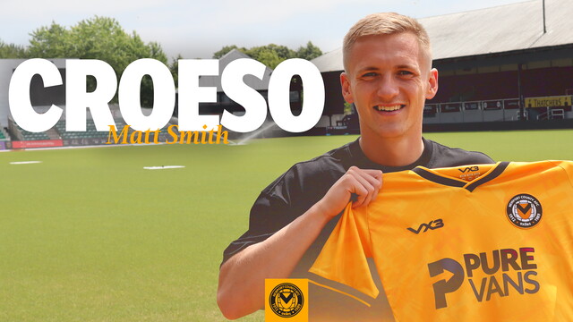 Matt Smith boost for Newport County | Newport County A.F.C.